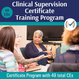 Earn Your Clinical Supervision Title - TeleMental Health Training