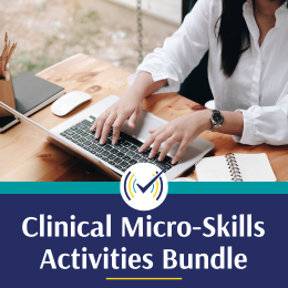 Clinical Micro-Skills Activities Bundle - TeleMental Health Training